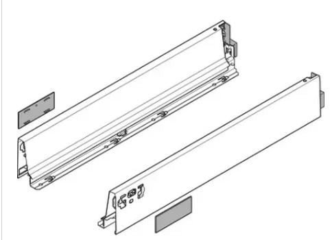Sides Drawer Blum Intivo M White 450mm – Riviera Genuine Parts