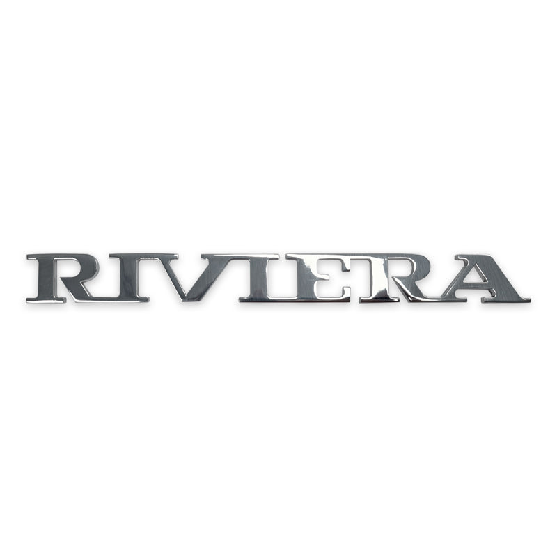 'Riviera' Badge Wording - Stainless Steel – Riviera Genuine Parts